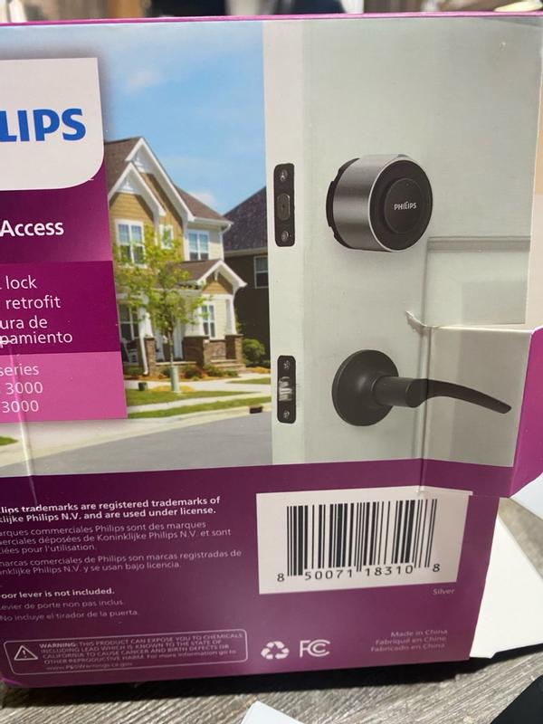Philips Retrofit Black Smart Wi-Fi and Keypad Electronic Deadbolt Lock ...