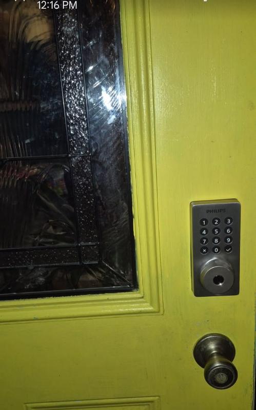 Philips 4200 4200 Series Satin Nickel Smart Wi-Fi and Bluetooth Keypad ...