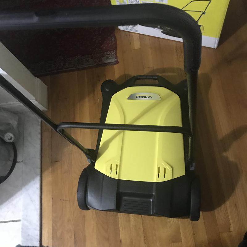 Karcher 26.8 in. S 4 Twin Walk-Behind Outdoor Hand Push Sweeper, 5.25 ...