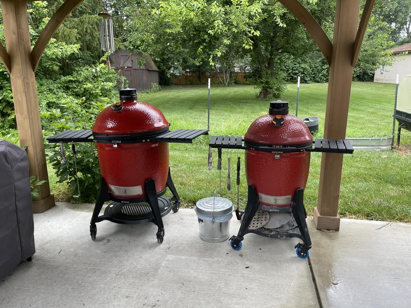 Kamado Joe Classic Joe III Stand Alone 18-in W Blaze Red Kamado ...