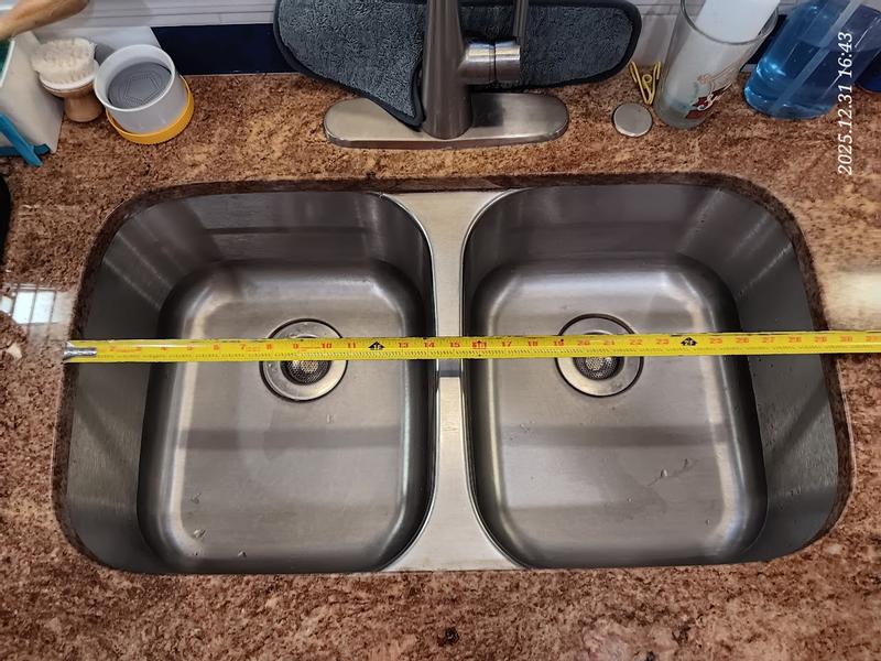 Karran Fusion Drop-in 28-in x 22-in Stainless steel Single bowl 16 ...
