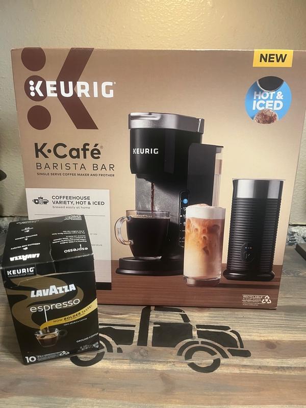 Keurig K-Cafe Barista Bar Programmable Single-Serve Coffee Maker with 5 ...