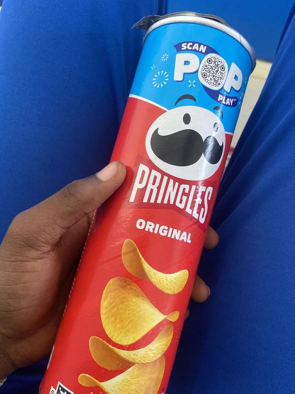 Original Pringles Dose Pringles Original Potato Crisps 2.3 Ounce