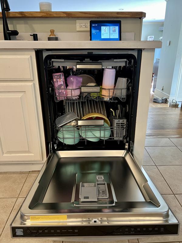 Kenmore Elite 24-in Top Control Built-in Dishwasher ( Stainless steel ...