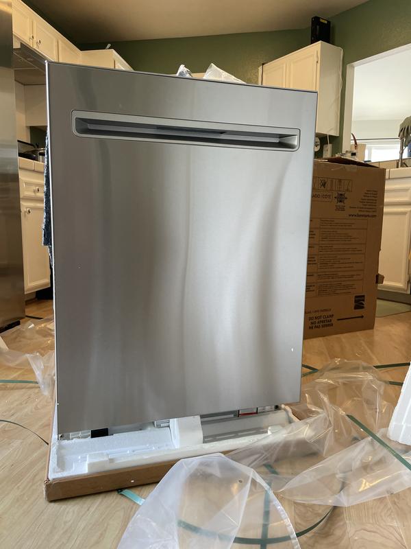 Kenmore Elite 24 In Top Control Built In Dishwasher Black With