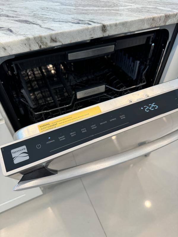 Kenmore 24-in Top Control Built-in Dishwasher ( Black ) With Third Rack ...