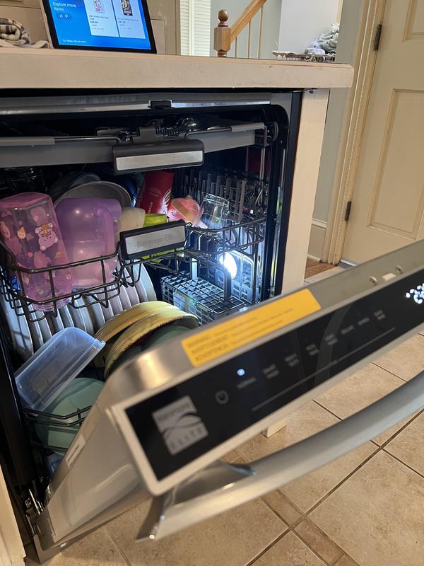 Kenmore Elite 24-in Top Control Built-in Dishwasher ( Black ) With ...