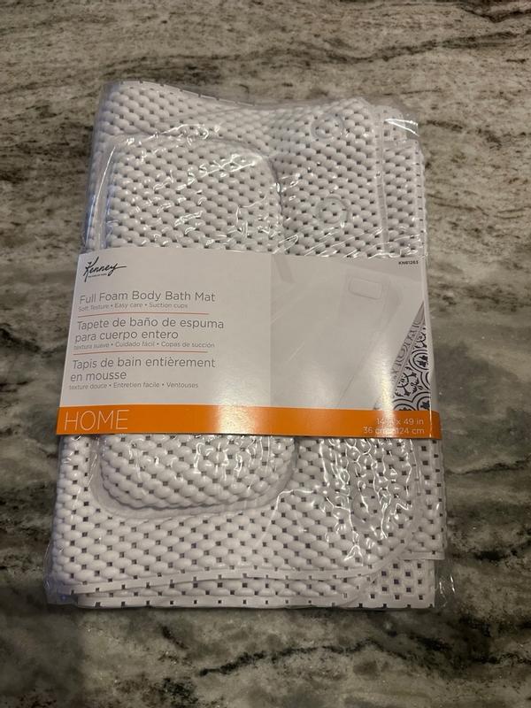 Kenney 14-in x 49-in White Foam Memory Foam Bath mat in the Bathroom ...
