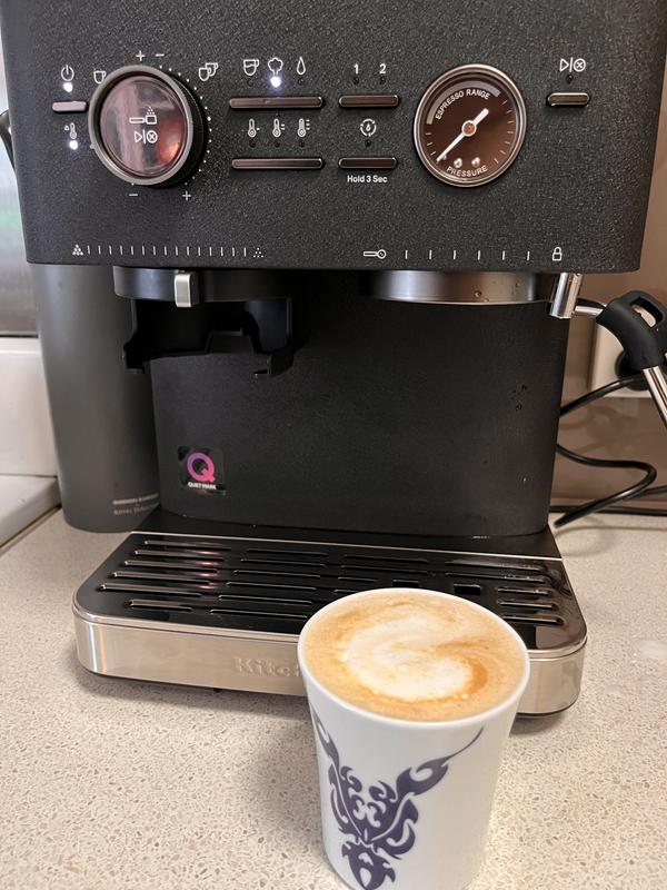 KitchenAid Semi Automatic Espresso Machine with Burr Grinder, KES6551 ...