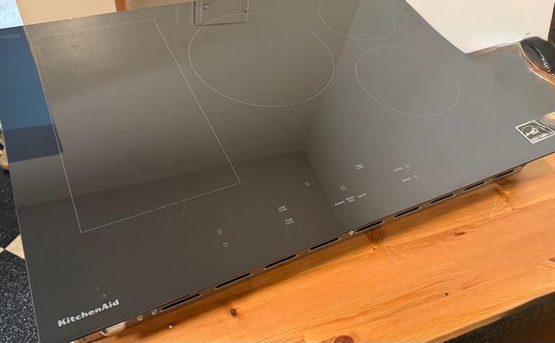 KitchenAid 30-in 5 burners Stainless steel Smart Compatible Induction ...
