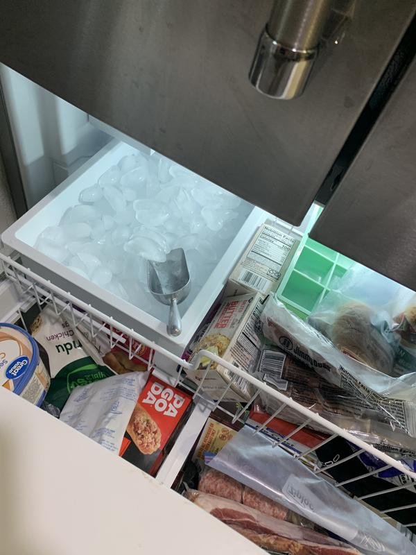 KitchenAid Counter-depth 20-cu ft French Door Refrigerator with Ice ...