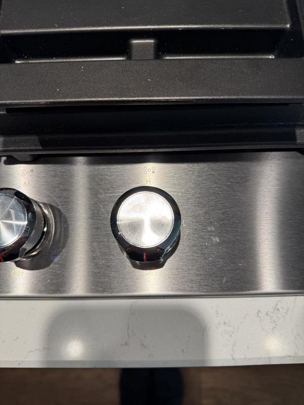 KitchenAid 30-in 5 Burners Stainless Steel Gas Cooktop (Griddle ...