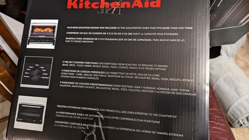 KitchenAid® Digital Toaster Oven w/ 9 Functions, Black | Canadian Tire