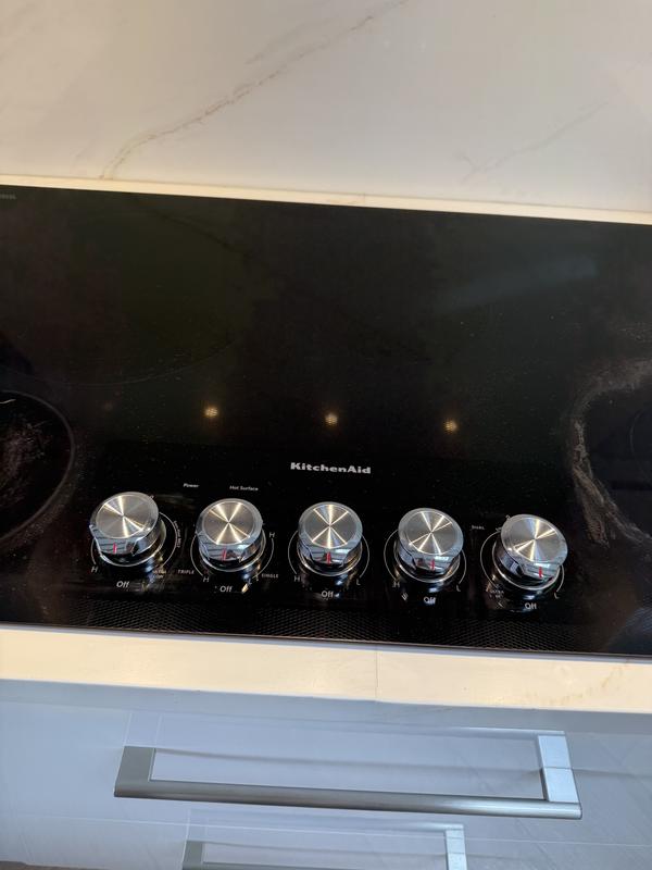 KitchenAid 36-in 5 Burners Smooth Surface (Radiant) Stainless Steel ...