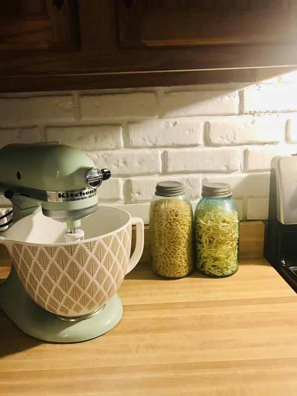 KitchenAid 5-Qt. Gold-Tone Conifer Ceramic Bowl KSM2CB5PGC - Macy's