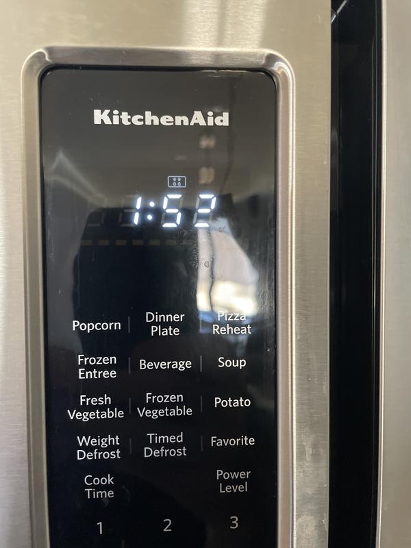 KitchenAid 2.2-cu ft Large 1200-Watt Sensor Cooking Controls Countertop ...