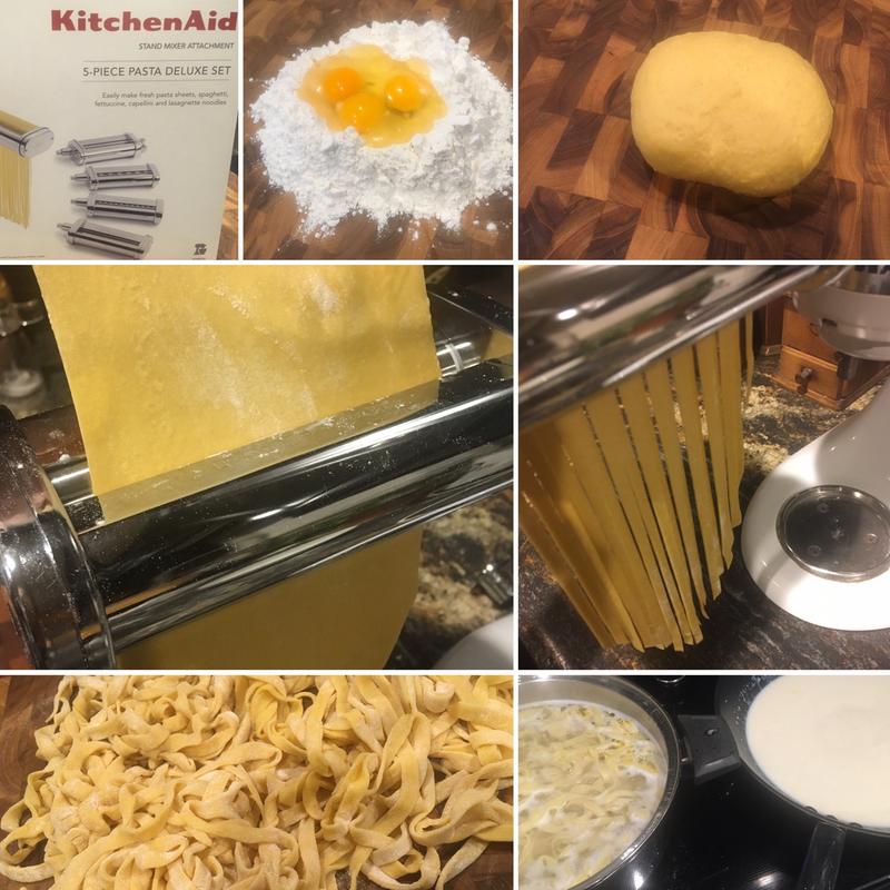 KitchenAid 5 pc. Stand Mixer Pasta Deluxe Set with Pasta Roller and ...