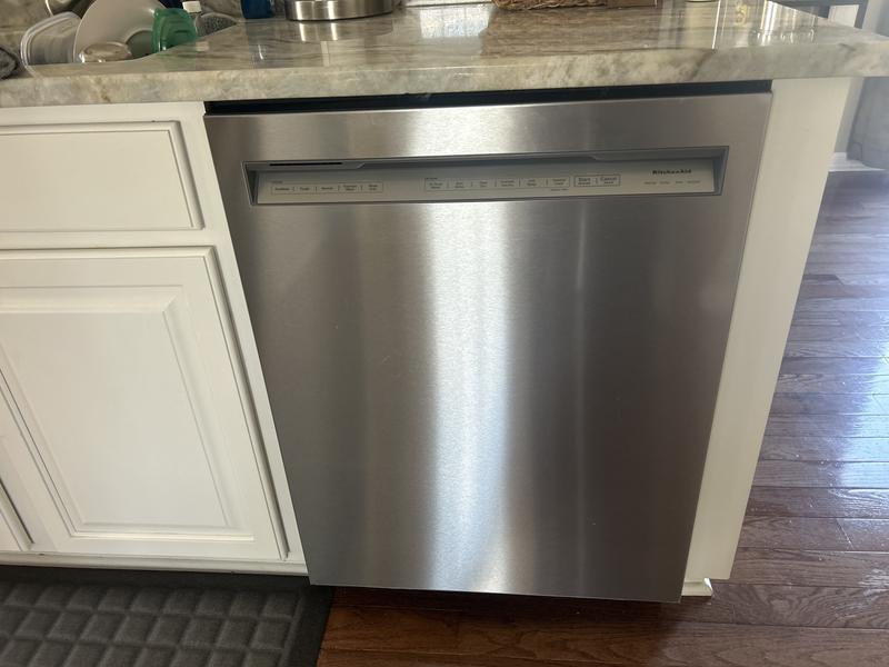 KitchenAid 360 MAX JETS 24-in Front Control Built-In Dishwasher With ...