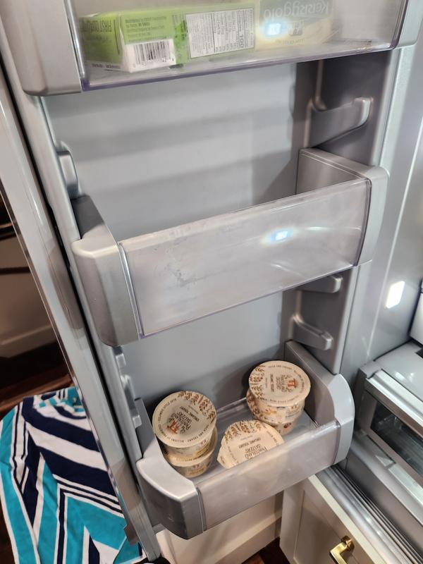 KitchenAid 20.8-cu ft Built-In French Door Refrigerator with Ice Maker ...