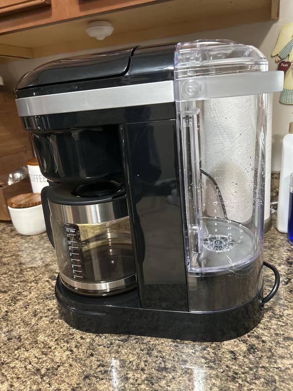 KitchenAid 12-Cup Drip Coffee Maker with Spiral Showerhead in Onyx ...