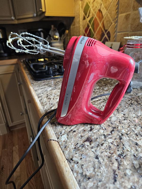 KitchenAid Ultra Power 5-Speed Hand Mixer in Empire Red, KHM512ER at ...
