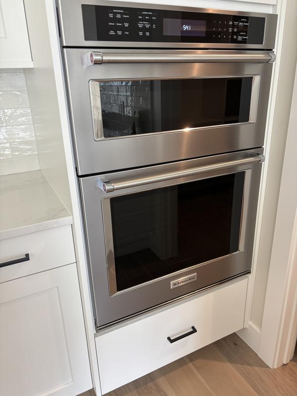 KitchenAid 30-in Self-cleaning Convection Oven Air Fry Microwave Wall ...