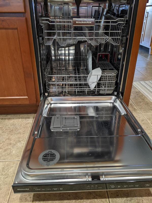 KitchenAid 24-in Top Control Built-In Dishwasher (Stainless Steel with ...