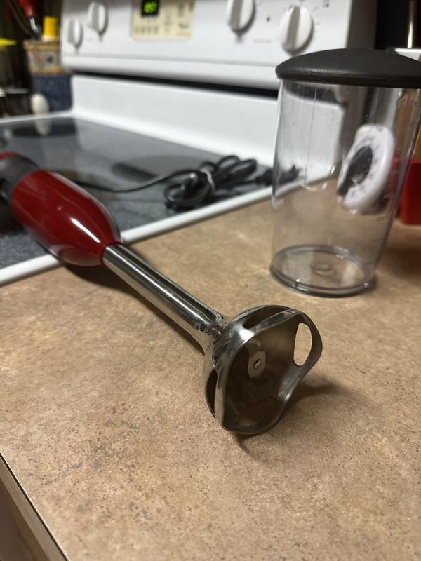 KitchenAid 2-Speed Cranberry 200-Watt Immersion Blender with Accessory ...