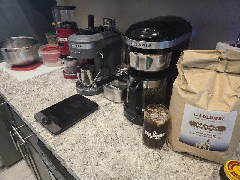 KitchenAid 12-Cup Drip Coffee Maker with Spiral Showerhead and ...