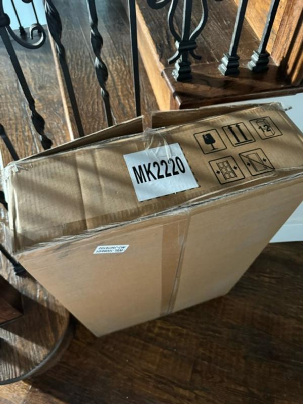 Whirlpool Countertop Microwave Trim Kit (Black-on-stainless) MK2220AS ...