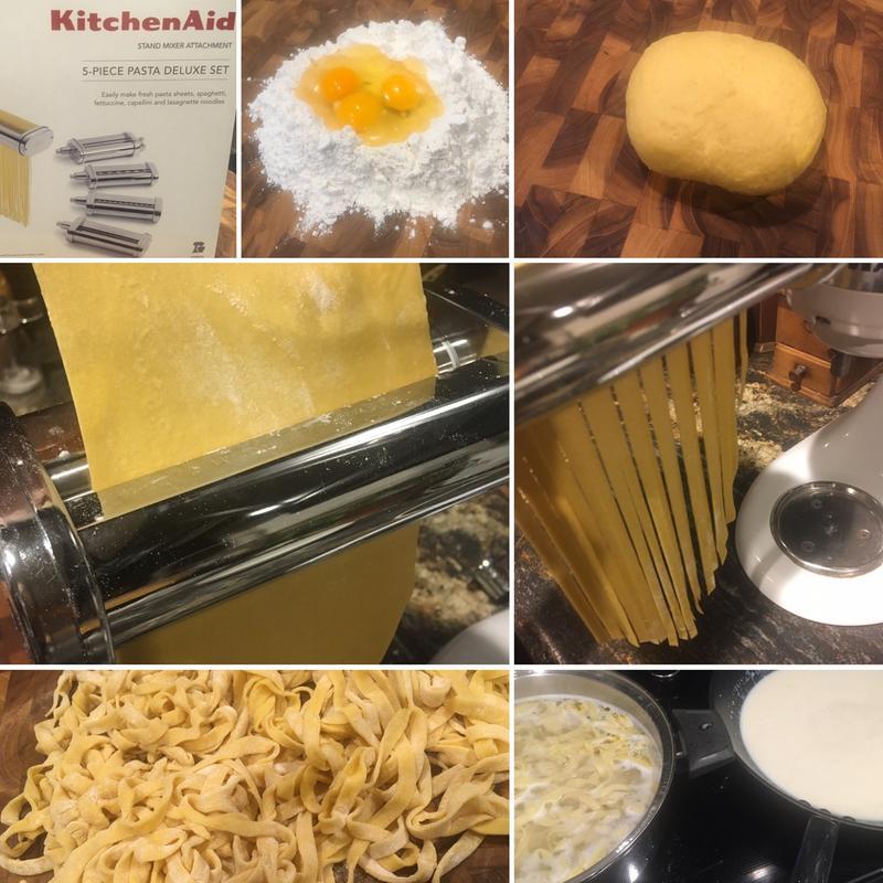 KitchenAid 5 pc. Stand Mixer Pasta Deluxe Set with Pasta Roller and ...