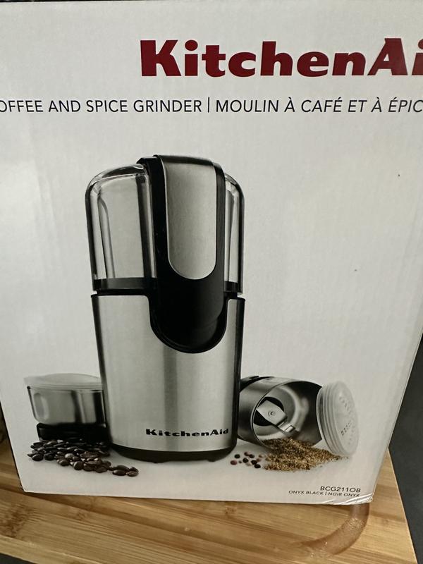 KitchenAid Blade Coffee and Spice Grinder with Separate Grinding Bowls ...