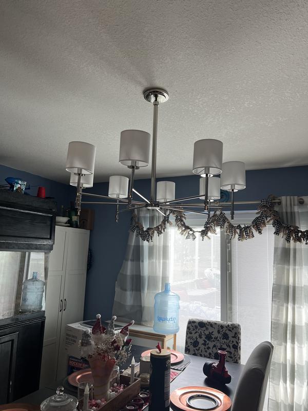 Kichler Ali 8-Light Polished Nickel Traditional Chandelier 52502PN at ...