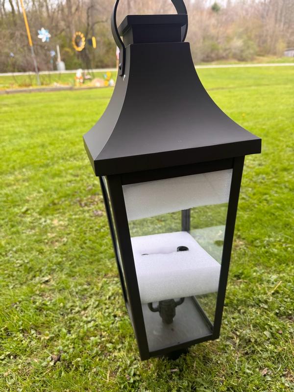 Kichler Cleary 25.25-in Olde Bronze Traditional Outdoor Light post ...