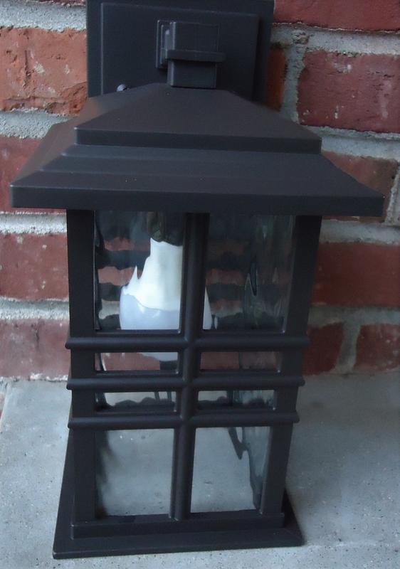 Kichler Beacon Square 1 -Light 12-in H Black Hardwired Outdoor Wall ...