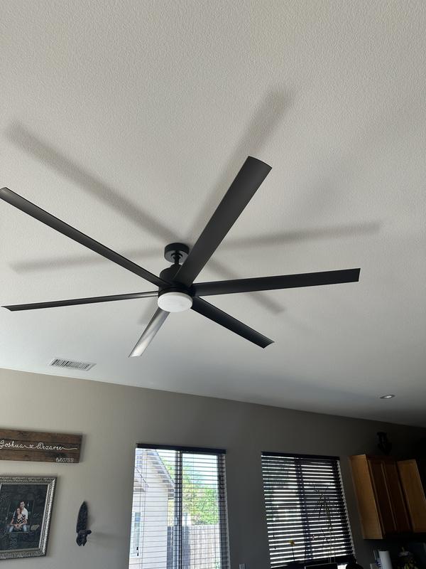 Kichler Loa 80-in Color-Changing Integrated LED Outdoor Satin Natural ...