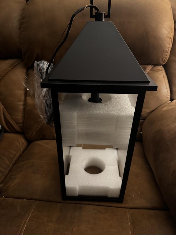 Kichler Prin 1 -Light Black Traditional Clear glass Rectangle Medium ...