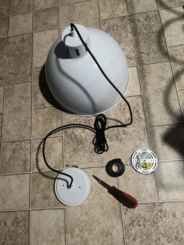 Kichler Zailey Black Modern/Contemporary Dome Medium Hanging Pendant ...