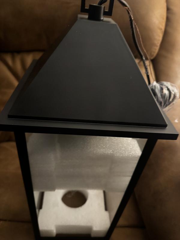 Kichler Prin 1 -Light Black Traditional Clear glass Rectangle Medium ...