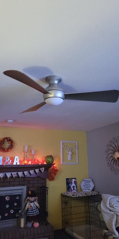 Kichler Sola 54-in Integrated LED Uncovered Outdoor Downrod or Flush ...