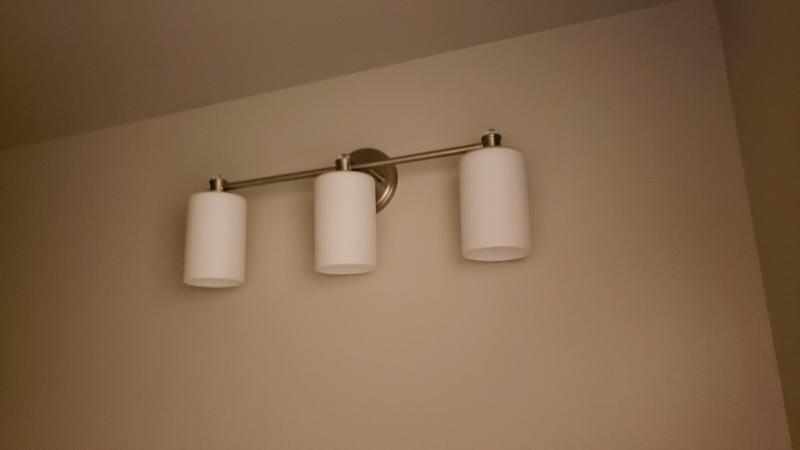 Kichler Joelson 24-in 3-Light Brushed Nickel LED Transitional Vanity ...