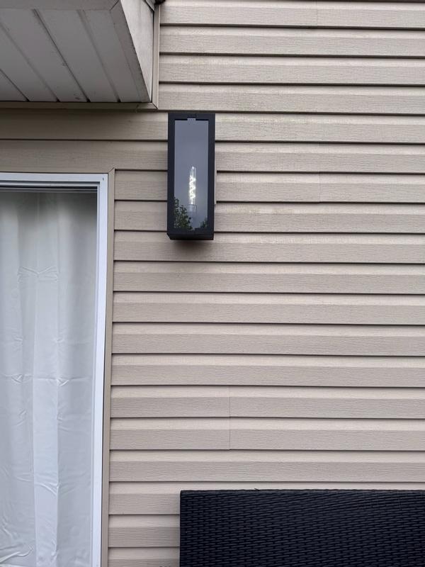 Kichler Calen 1 -Light 18.25-in H Black Hardwired Outdoor Wall Light in ...