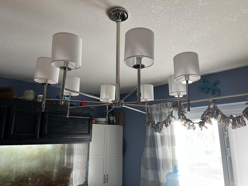 Kichler Ali 8-Light Polished Nickel Traditional Chandelier 52502PN at ...