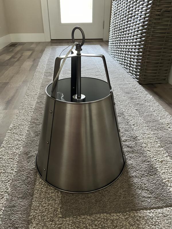 Kichler Etcher Classic Pewter Traditional Etched Glass Cone Led, Medium ...