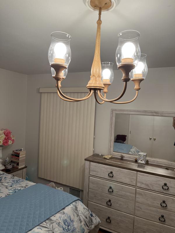 Kichler Melis 5-Light Black Farmhouse Chandelier 52468BK at Lowes.com