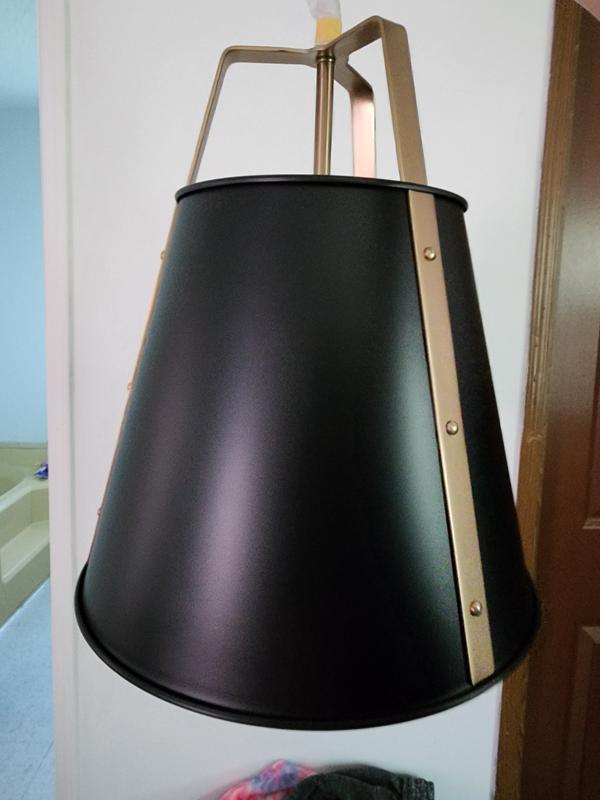 Kichler Etcher Black Traditional Etched Glass Cone Led, Medium Hanging ...