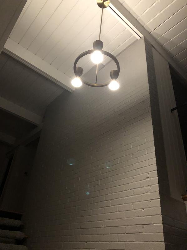 Kichler Baland 6 -Light Brushed Brass LED Metal Steel Chandelier in the ...