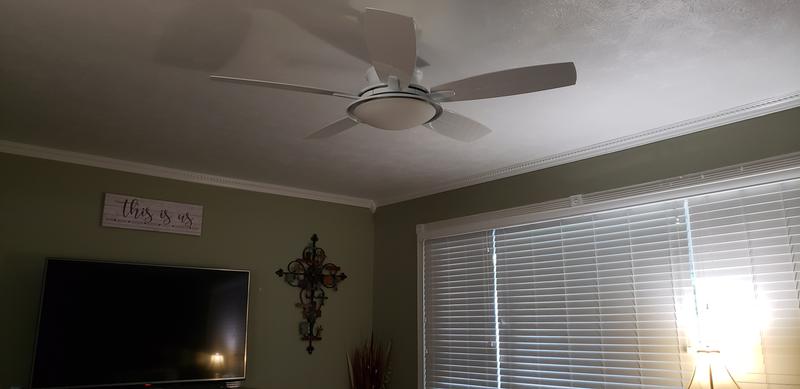 Kichler Cameron 52-in Weathered Copper Powder Coat with Dark Walnut ...