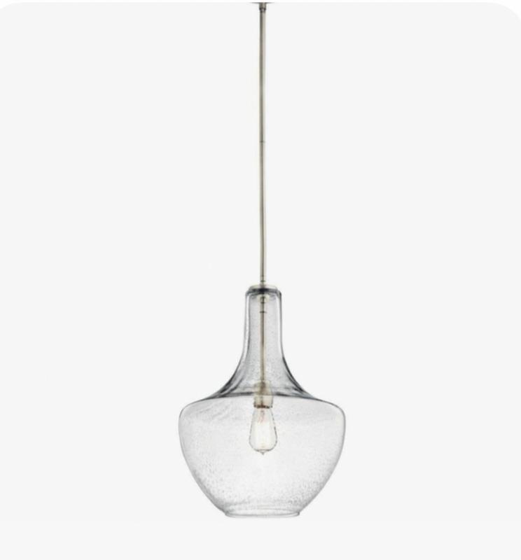 Kichler Everly Chrome Modern/Contemporary Seeded Glass Teardrop Led ...