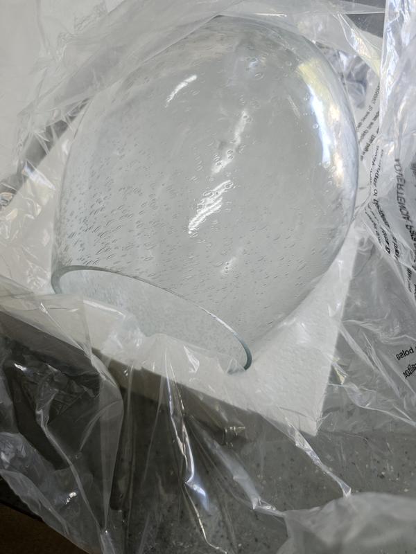 Kichler Everly Olde Bronze Modern/Contemporary Seeded Glass Bell Led ...